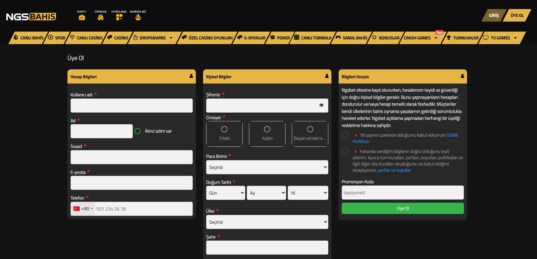 NGSBahis - Yeni Giriş Adresi (NGS Bahis 638) - 2024